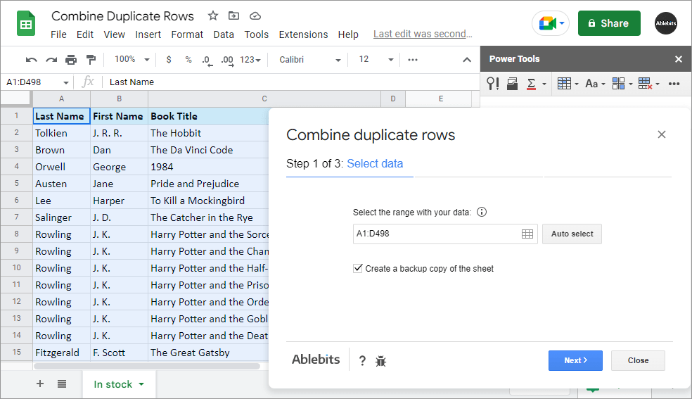 Merge Duplicate Rows In Google Sheets Into One By Column Value