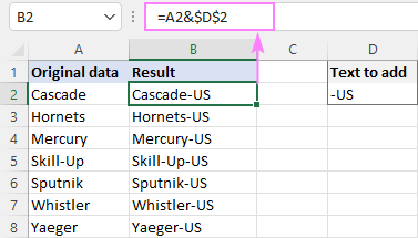 How to Use Excel to Automatically Add Text to the Beginning of a Cell ...