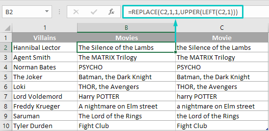 How To Use The PROPER Function To Capitalize The First Letter Of Each 