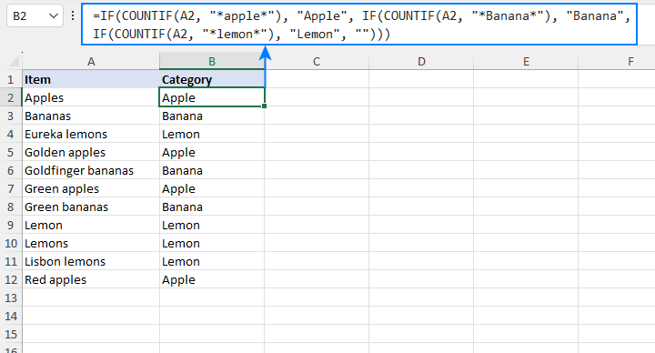 Excel If Cell Contains Formula Examples
