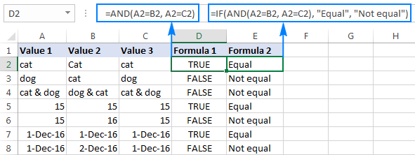  Excel Compare Strings In Two Cells For Matches case insensitive Or Exact 