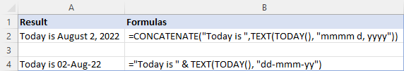 Excel CONCATENATE Function To Combine Strings Cells Columns