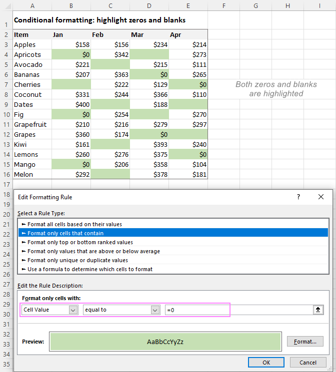 How To Use Excel Conditional Formatting To Highlight Cells With Blank