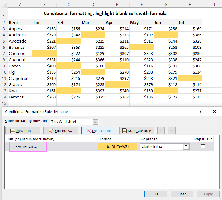 How To Use Conditional Formatting To Highlight Blank Cells In Excel how-to-use-conditional-formatting-to-highlight-blank-cells-in-excel