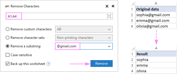 How To Remove Text Or Character From Cell In Excel