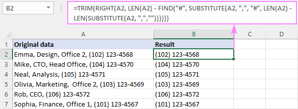 Remove Text Before After Or Between Two Characters In Excel