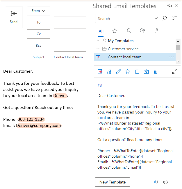 Add A Dropdown List To Outlook Email Template