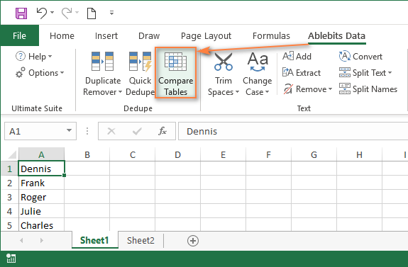 Compare Two Columns And Remove Duplicates In Excel