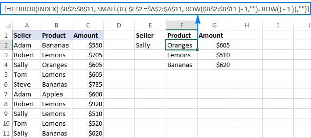 How To Do Lookup In Excel Functions And Formula Examples Ablebits