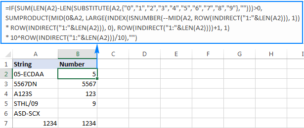 How To Use Excel To Extract Numbers From Text Strings Tech Guide