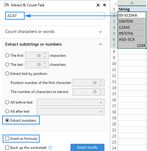Excel Extract Number From Text String Ablebits