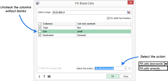 Fill In Blanks In Excel With Value Above below Fill Empty Cells With 0