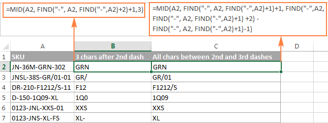 Excel FIND And SEARCH Functions With Formula Examples Ablebits
