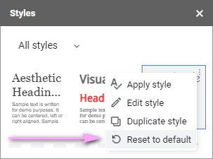 Styles add-on for Google Docs V2.0: Release notes