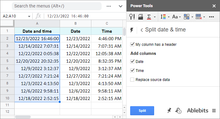 Calculating time in Google Sheets