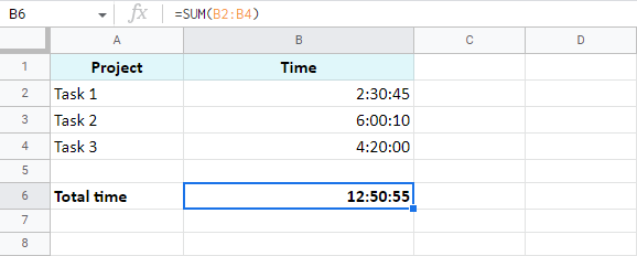 Calculating Time In Google Sheets 2022 