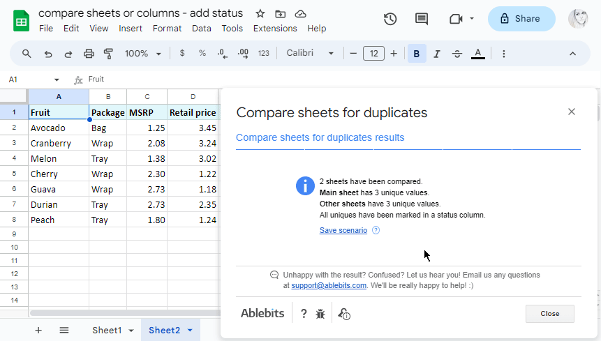 Compare Data In Two Google Sheets Or Columns For Matches And Differences 2022 