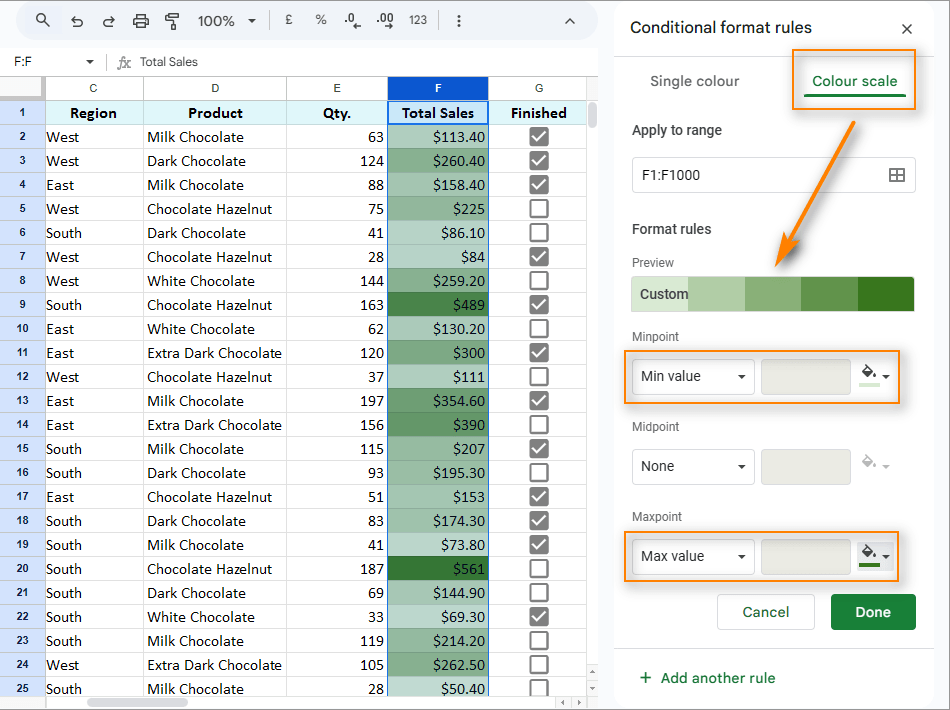 Complete guide to Google Sheets conditional formatting: rules, formulas ...
