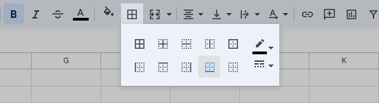 Only guide you need to make a table in Google Sheets