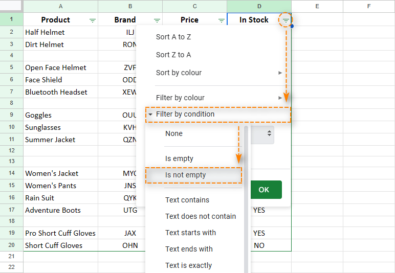 5 simple ways to delete empty rows & cells in Google Sheets