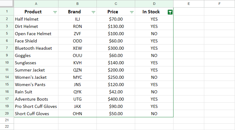 5 simple ways to delete empty rows & cells in Google Sheets