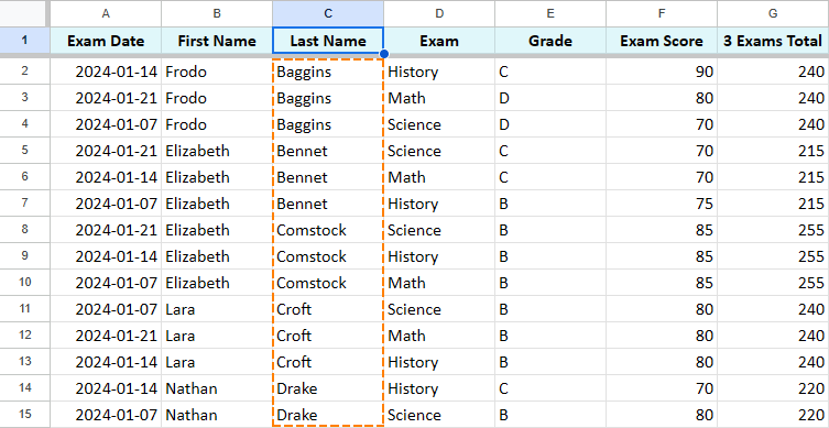All you need to know to sort any data in Google Sheets
