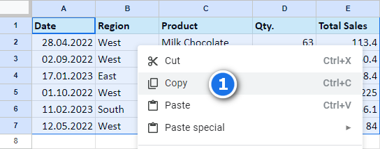 2 easiest ways to transpose data in Google Sheets