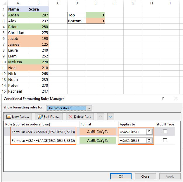 Highlighting Top 3 Values In Each Row In Excel A Step By Step Guide