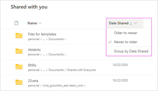 How To View Shared Files In OneDrive And Stop Sharing 2022 