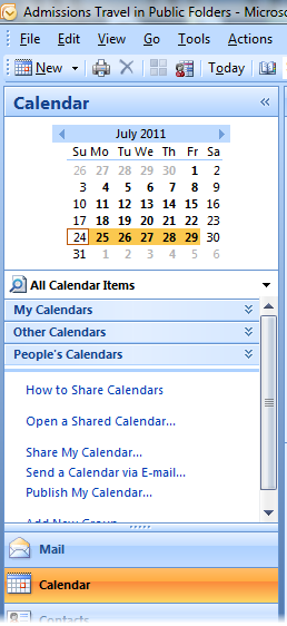 How To Share Calendar In Outlook Email It And Publish To Office Online