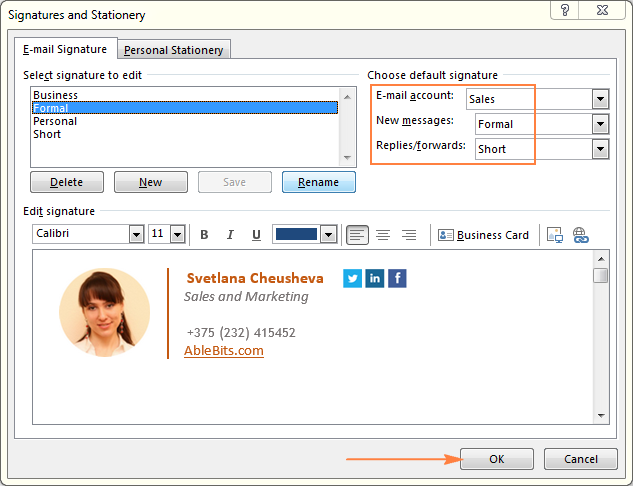 How To Add A Signature In Outlook 2010 Threetake