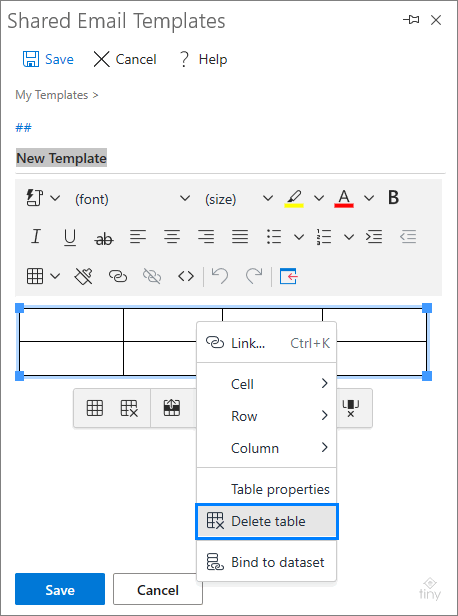 Create And Format Tables In Outlook Email Templates