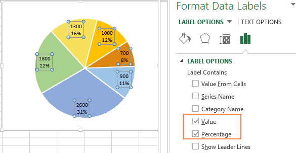 How To Show Dollar Amounts In Excel Pie Chart Ventarticle