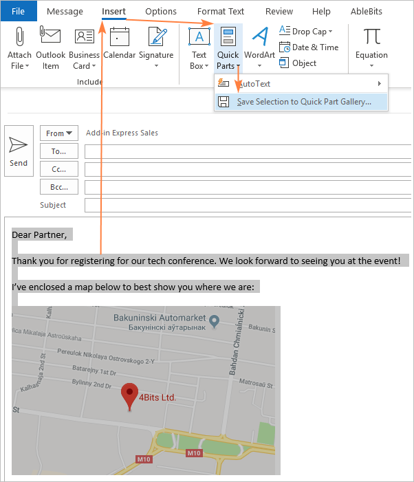 Quick Parts And AutoText In Outlook How To Add Edit And Use 