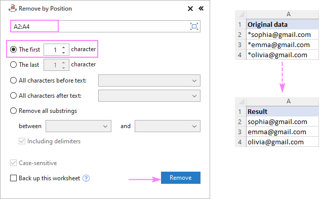 Excel Remove First Or Last Character from Left Or Right 2023 