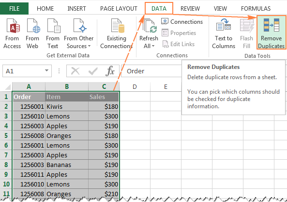 How To Remove Duplicate Rows In Excel Without Shifting Cells HOWOTRE