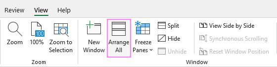 How To View Sheets Side By Side In Excel