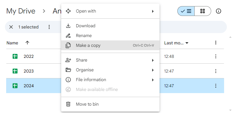 Split Google sheet into multiple sheets or files