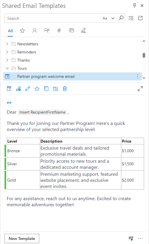 How To Insert Part Of Outlook Email Template By Condition