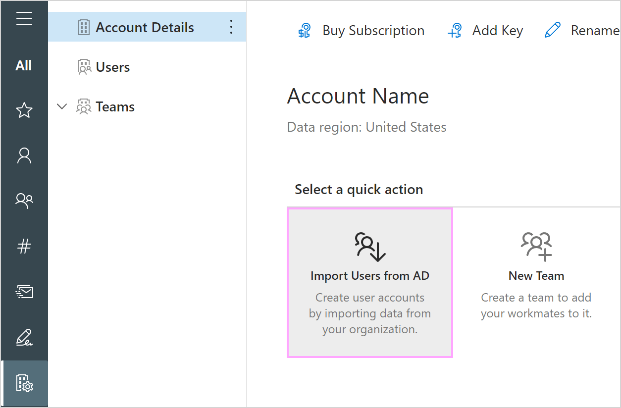 Corporate deployment with Azure Active Directory integration