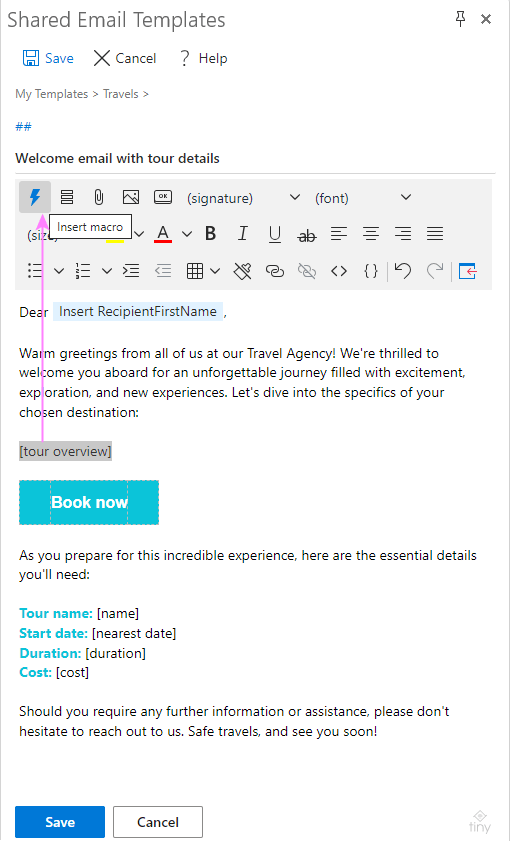 Dynamic Nested Email Templates For Outlook From Excel Datasets