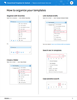 Cheat Sheets: Shared Email Templates for Outlook