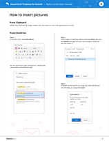 Cheat Sheets: Shared Email Templates for Outlook
