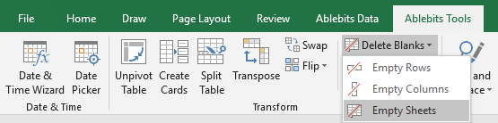 How To Delete Blanks In Excel Remove Empty Rows Columns And Worksheets