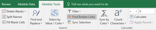 Search For Invalid Links With Find Broken Links For Excel