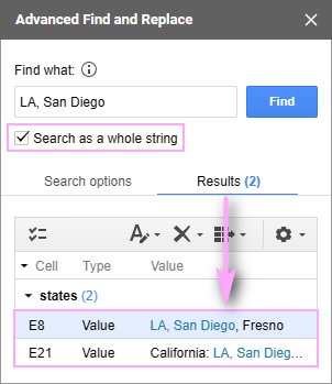 Find and replace in Google Sheets: advanced searches made easy