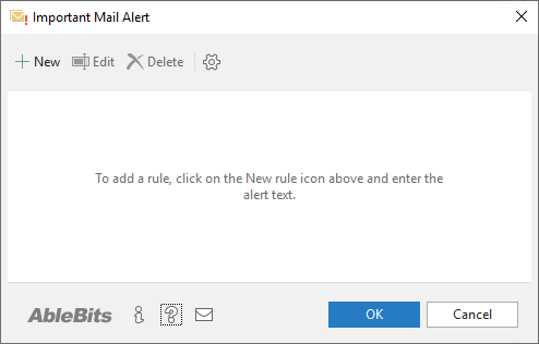 How to use Ablebits Important Mail Alert for Outlook