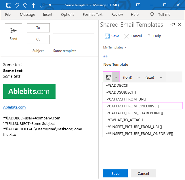 How to move templates from Template Phrases for desktop Outlook to ...