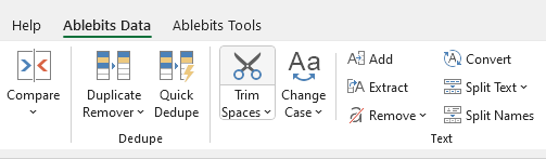 Remove Extra Spaces In Excel With Ultimate Suite