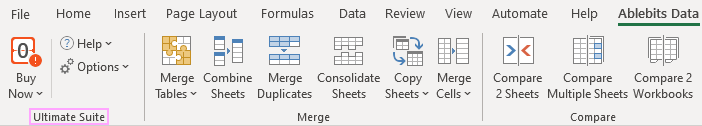 Ultimate Suite for Excel: Getting Started with Ablebits